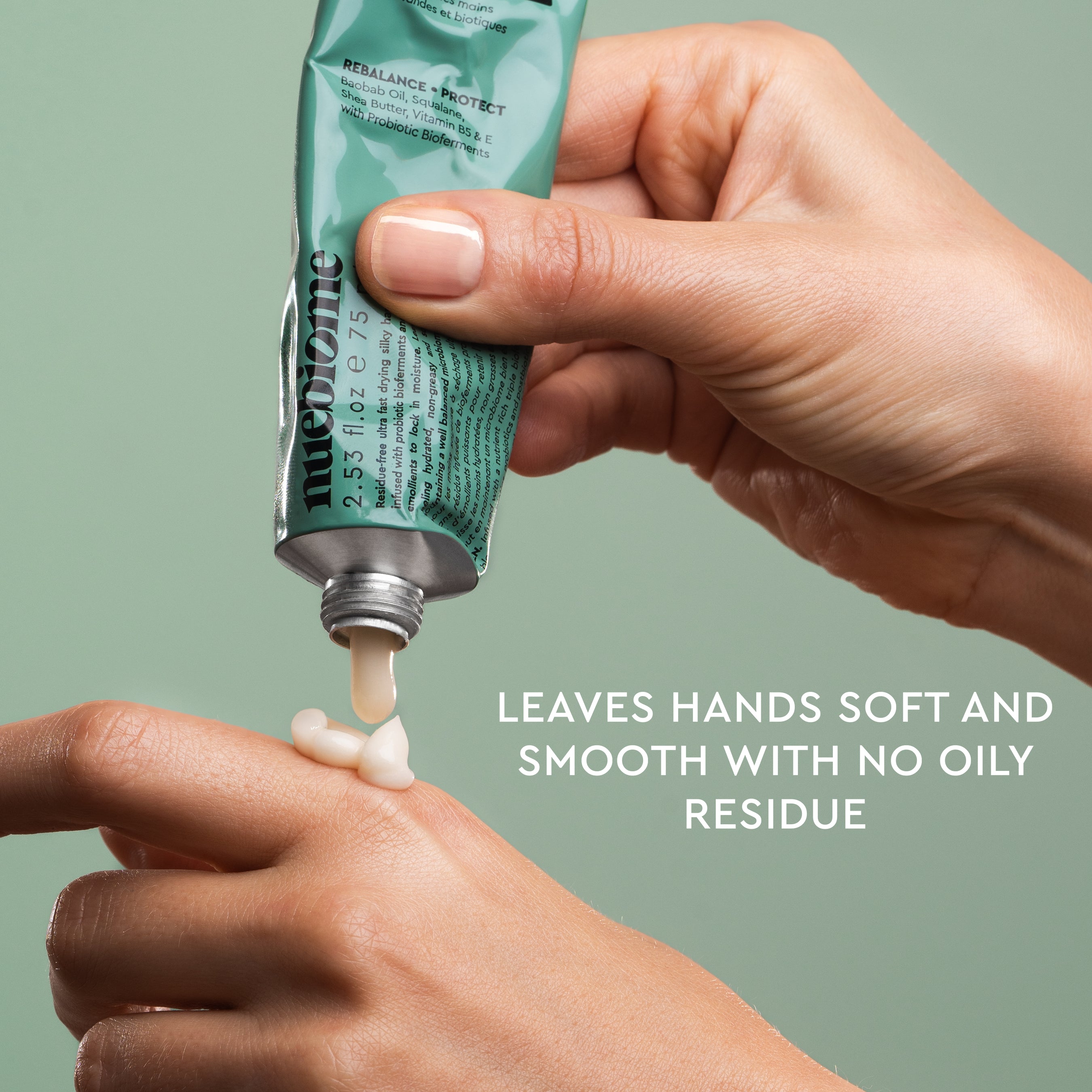 Amaretto and Biotic Hand Cream | Non-Greasy | Nuebiome